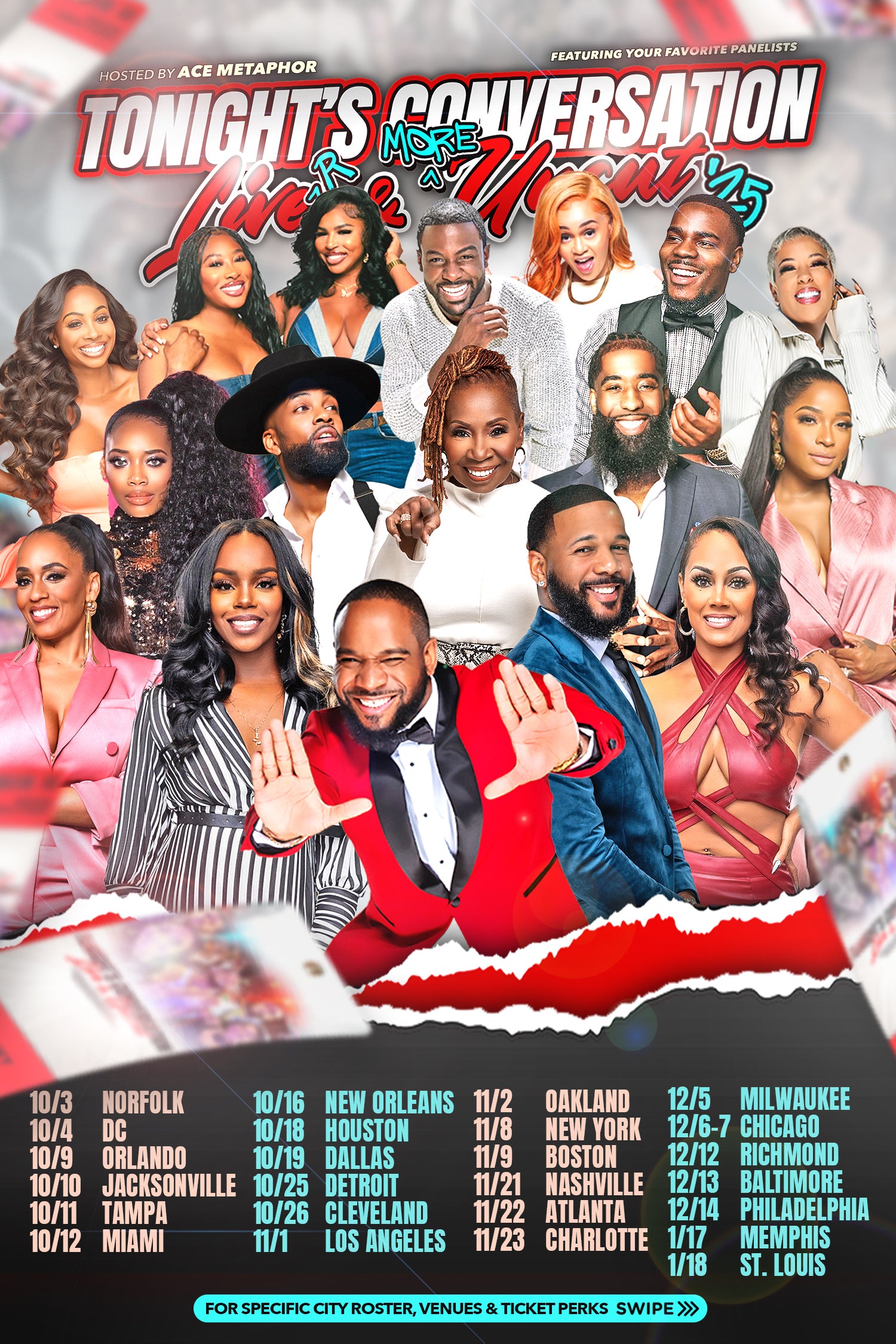 Tonight's Conversation: LIVE-ER & MORE UNcut '25 – Ace Metaphor