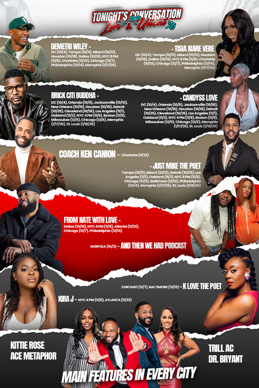 Tonight's Conversation: LIVE-ER & MORE UNcut '25 – Ace Metaphor